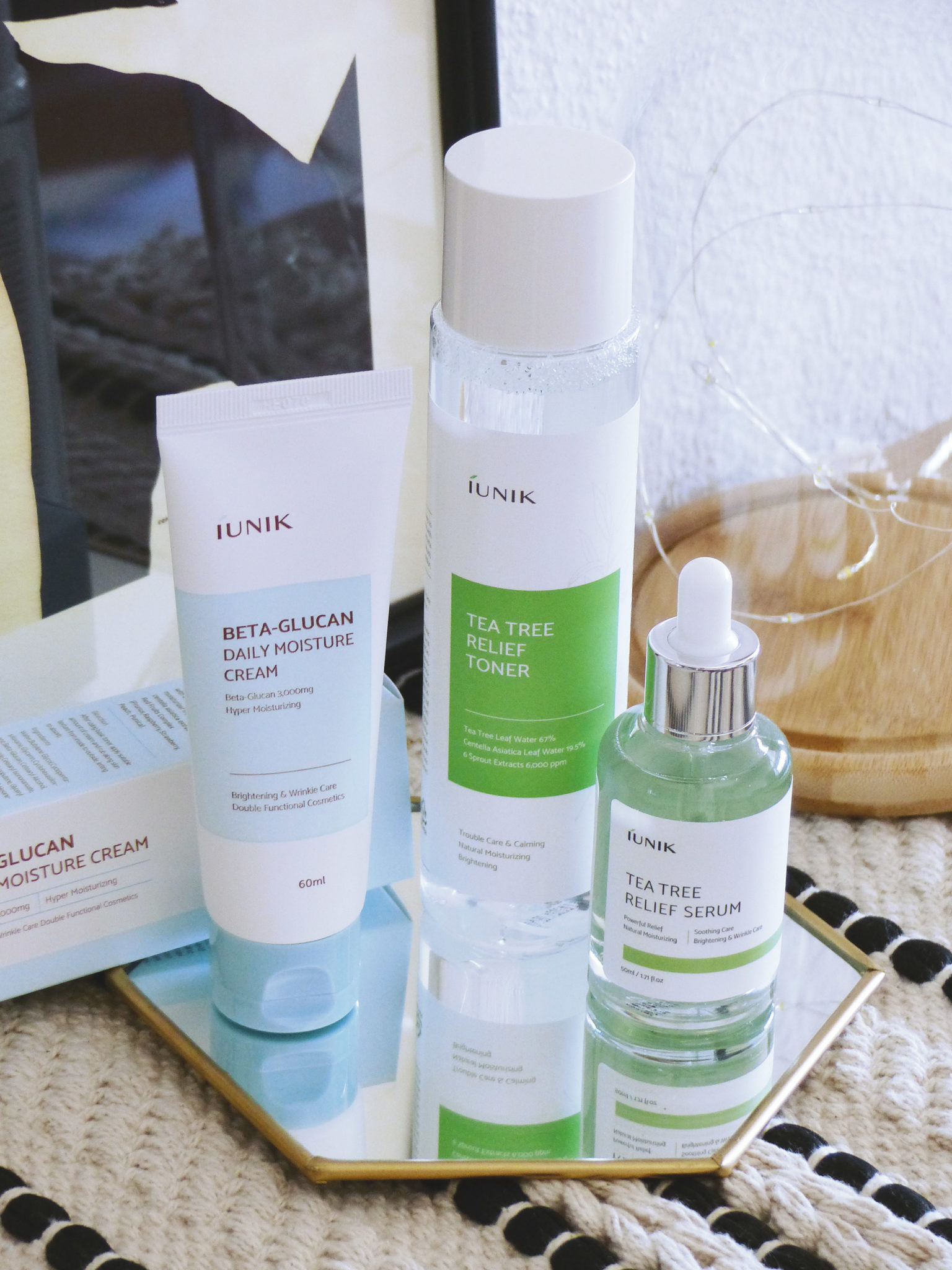 IUNIK, ma nouvelle routine coréenne avec toner, sérum et crème ...